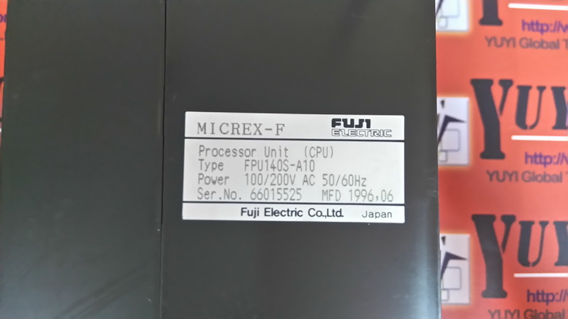 FUJI MICREX-F Processor Unit (cpu) FPU140S-A10 - PLC DCS SERVO Control MOTOR POWER SUPPLY IPC ROBOT